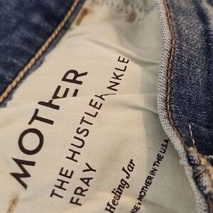 MOTHER | Jeans | Mother Hustler Ankle Fray Healing Jar Jeans Size 29 ...